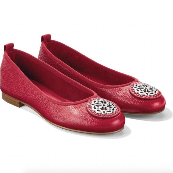 Brighton | Shoes | New Brighton Aleta Flats In Lipstick | Poshmark